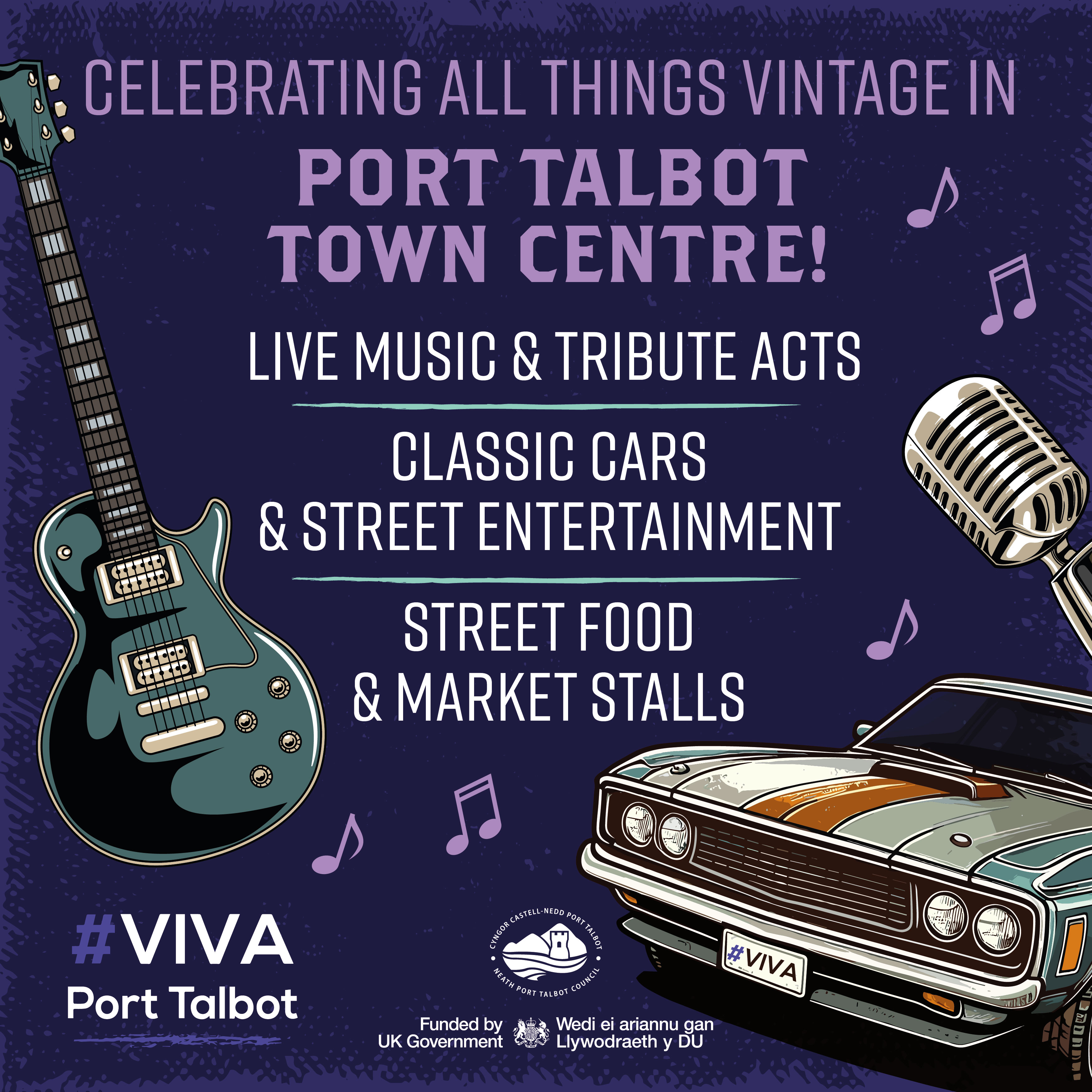 VivaPT Retro Fest 2024 – Viva Port Talbot